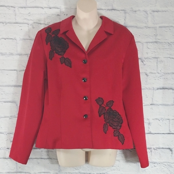 Danny & Nicole | Jackets & Coats | Bogo Free Danny Nicole Red Blazer ...